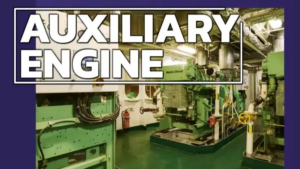 Use of marine auxiliary engine