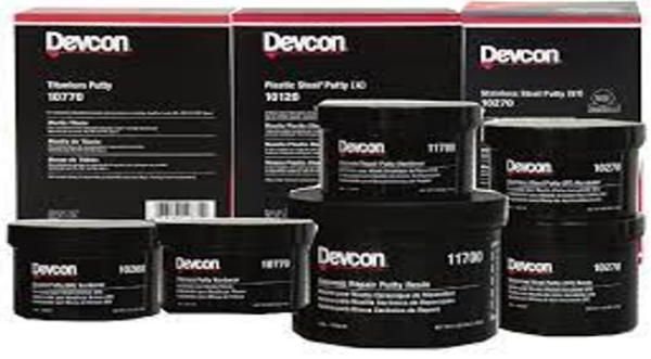Gasket and Devcon putty