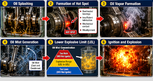 Crankcase Explosion: Causes, Process, Indications, Safeties